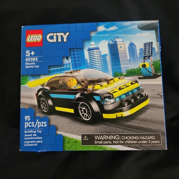 Lego | Toys | Lego Yellow And Blue Electric Sports Car Building Set ...